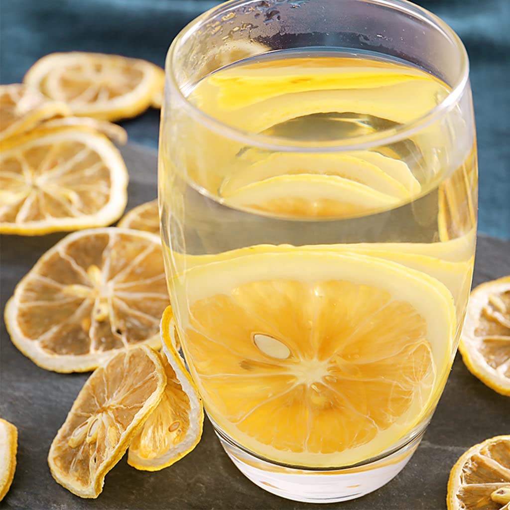 natural fruit tea with lemon
