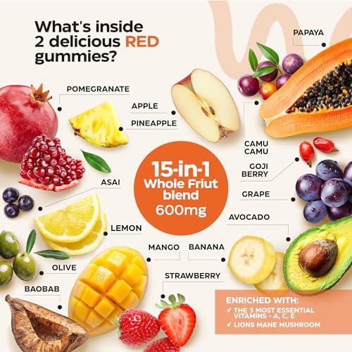 natural fruit & veggie vitamin supplements