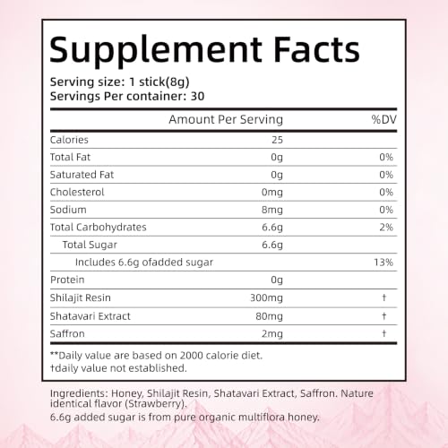 Natural fulvic acid supplement sticks