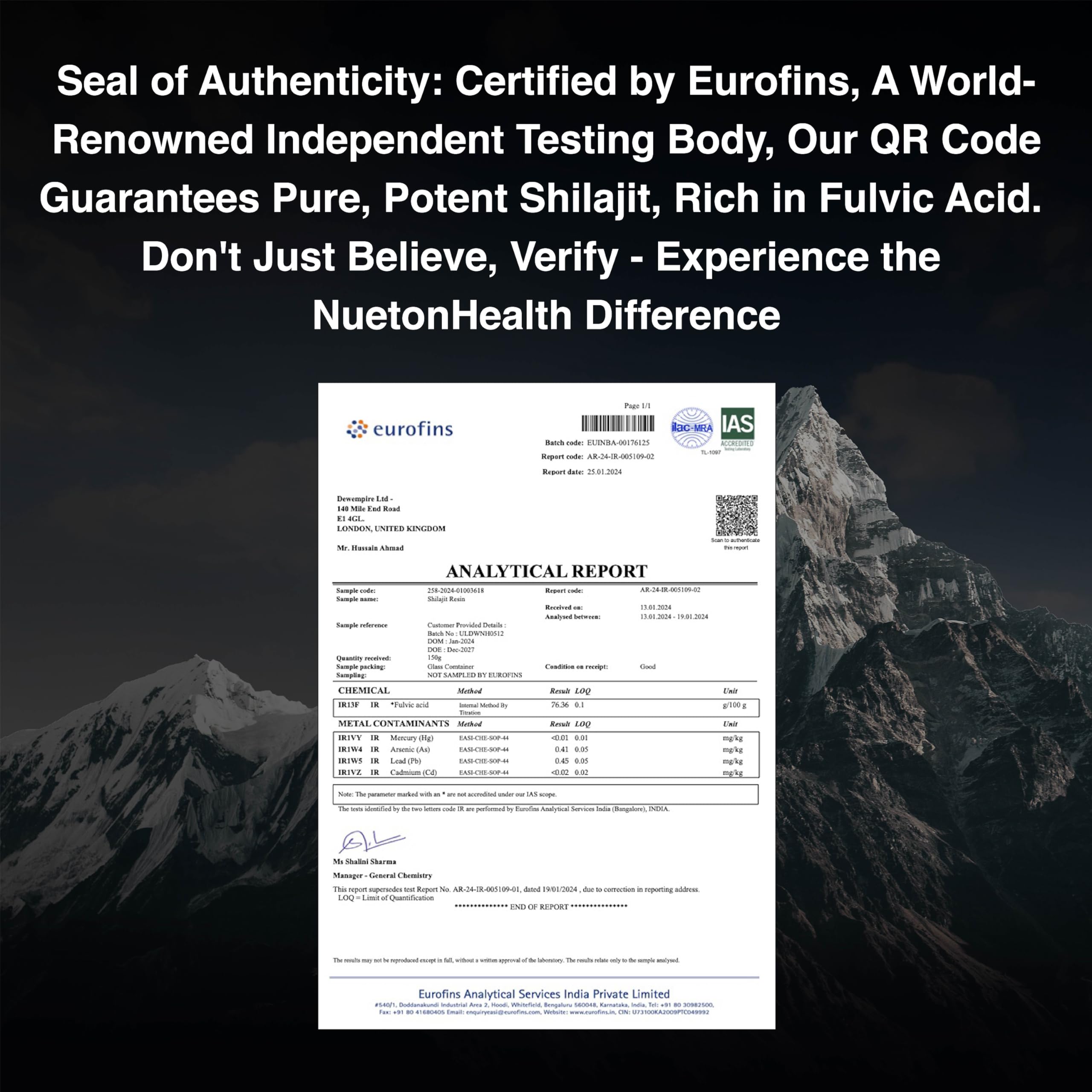 natural fulvic acid supplement