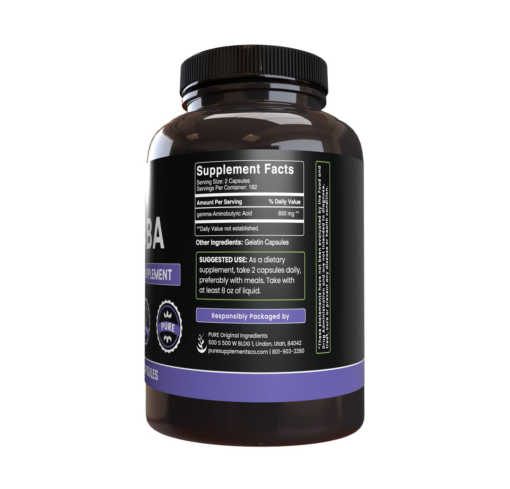 natural GABA for anxiety support