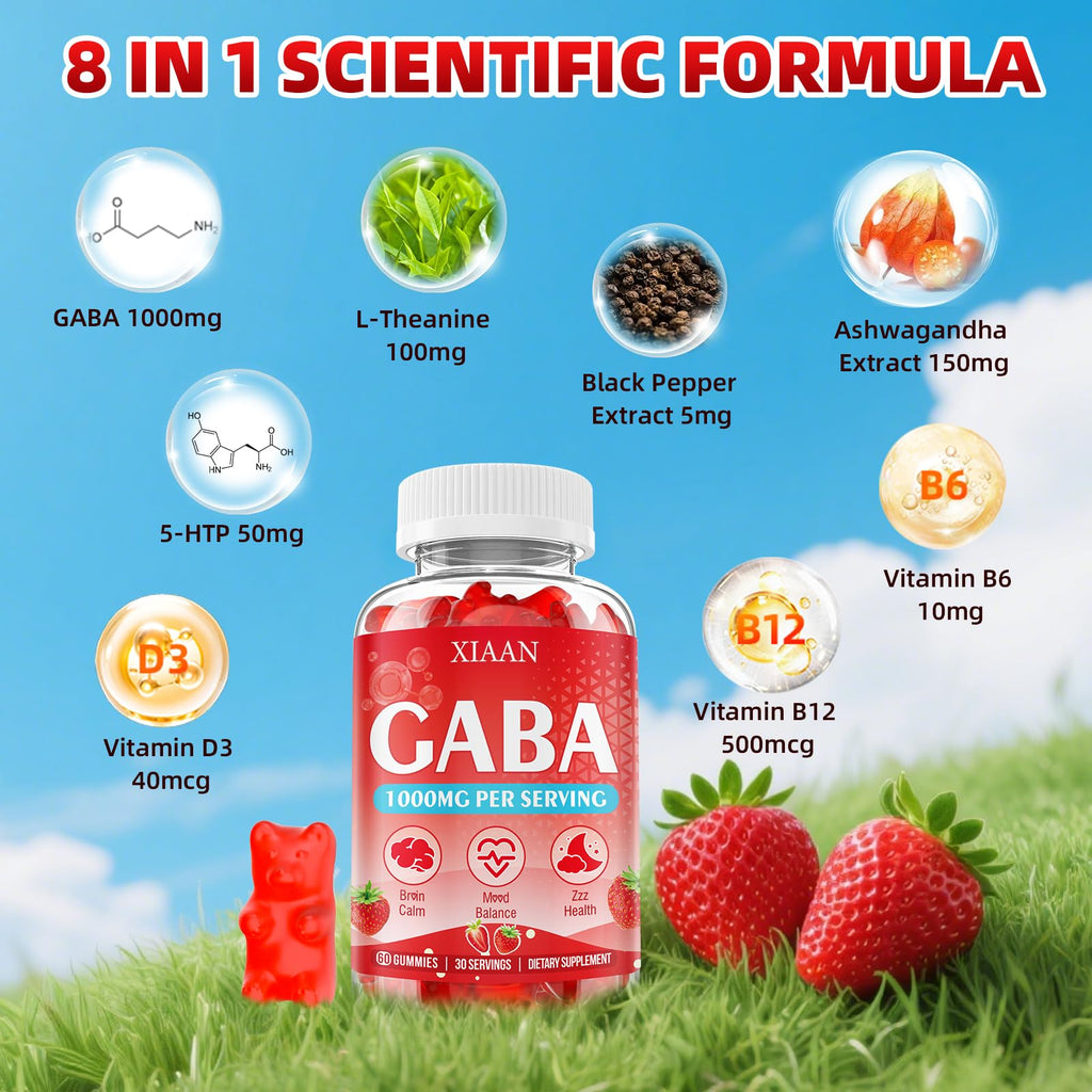 natural GABA gummies for stress relief