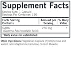 natural GABA supplement for relaxation