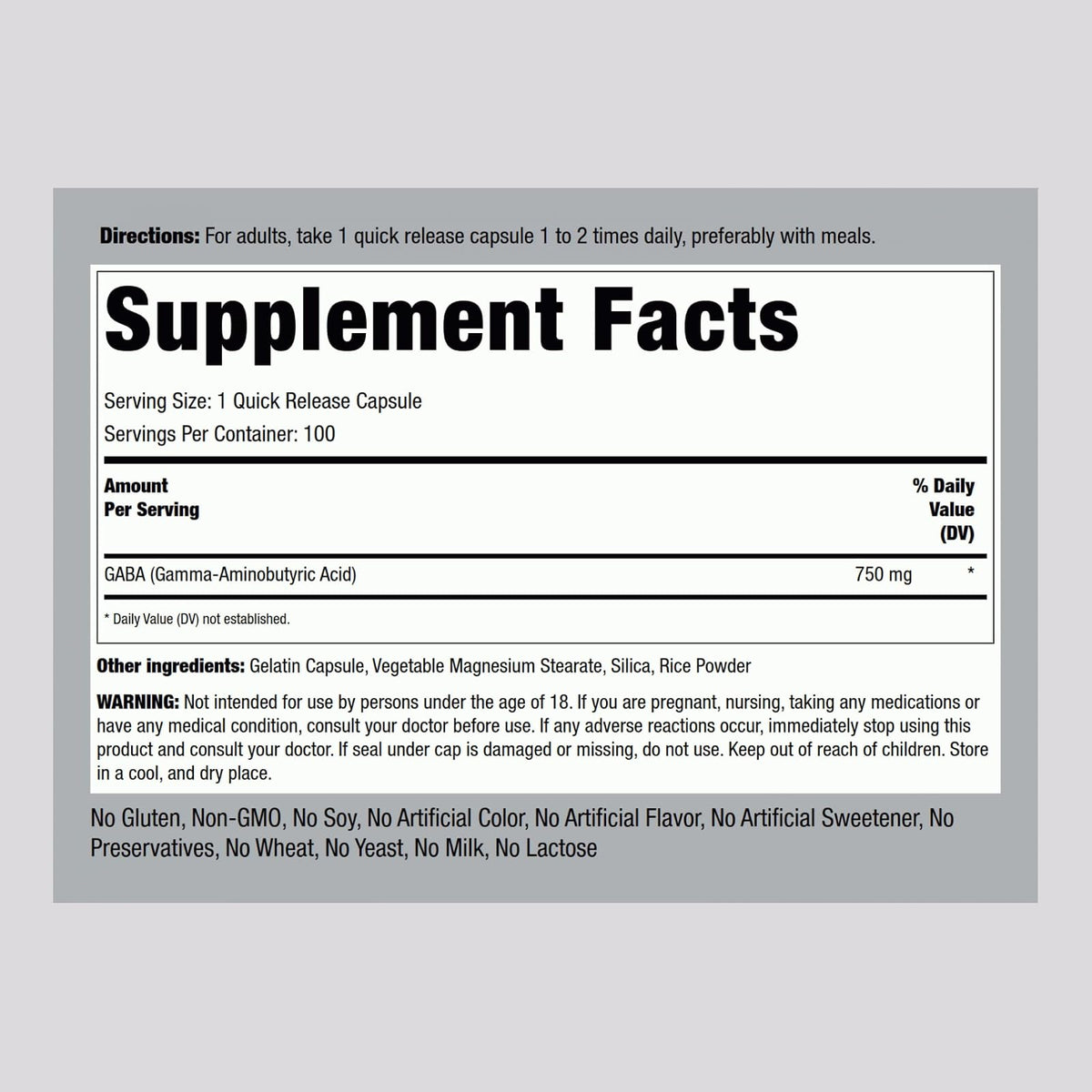 natural GABA supplement for relaxation