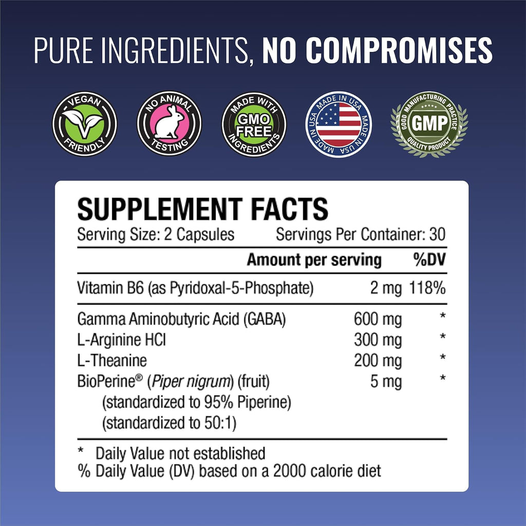 Natural GABA+ supplement for sleep