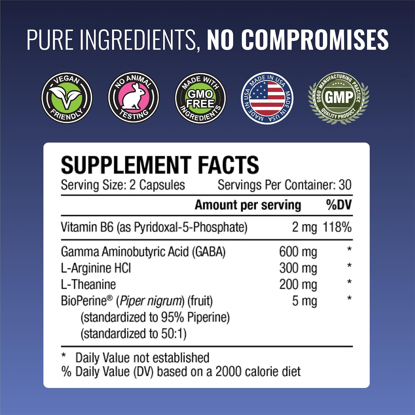 Natural GABA+ supplement for sleep