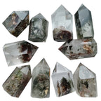 natural garden quartz crystal wand