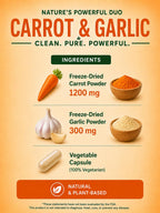 natural garlic and carrot blend