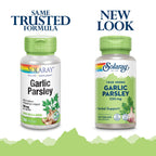 natural garlic and parsley capsules