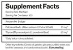 natural garlic and thyme supplement