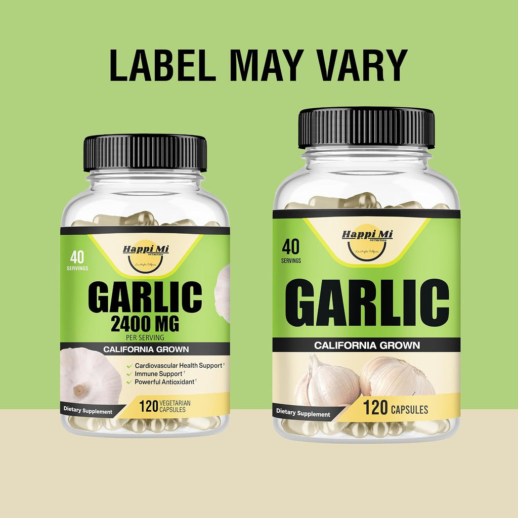 natural garlic capsules for health
