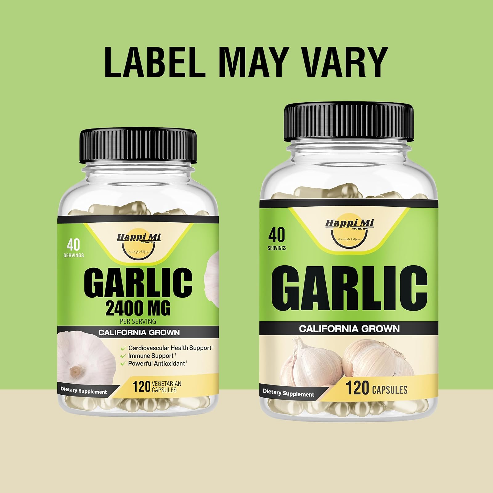 natural garlic capsules for health
