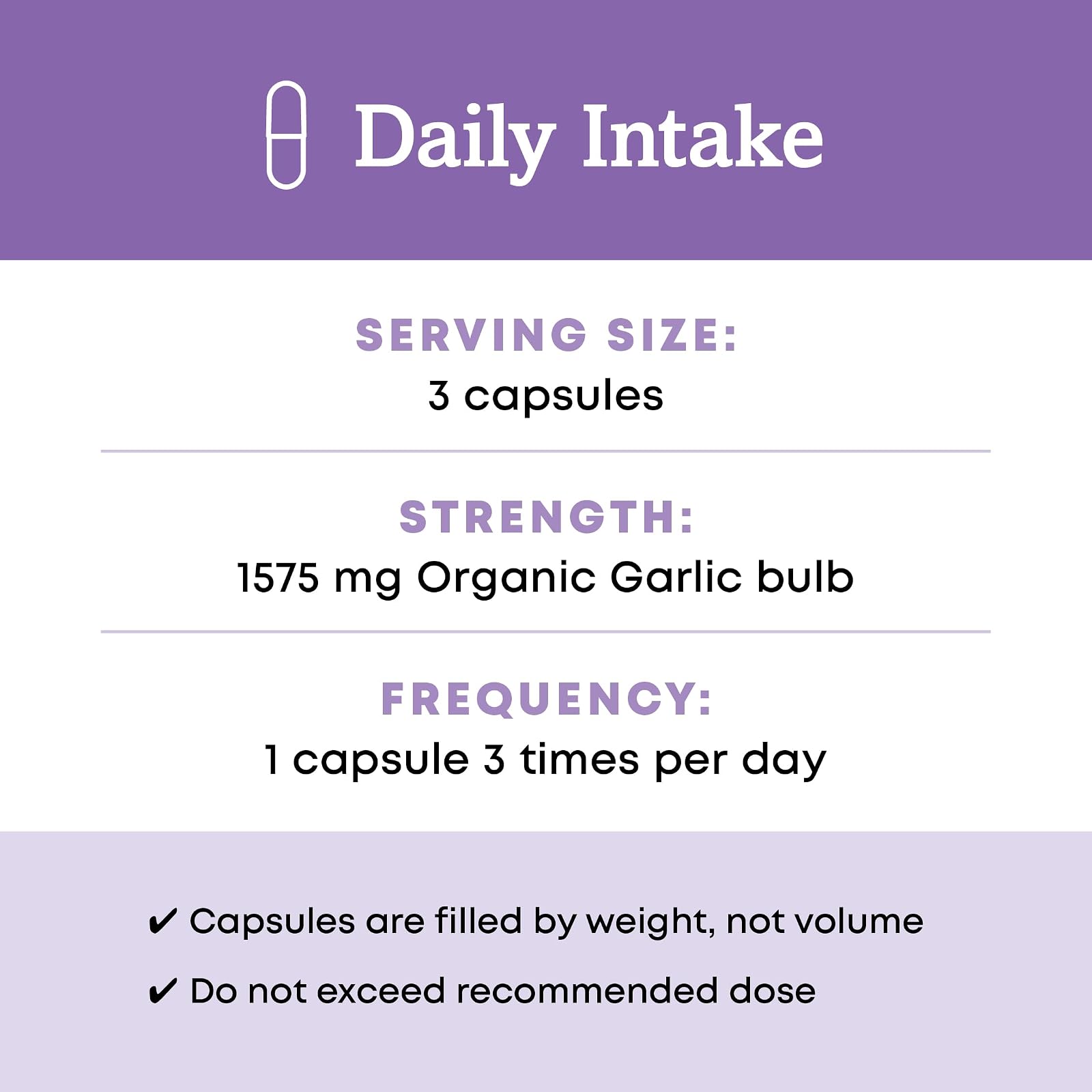 natural garlic capsules for health