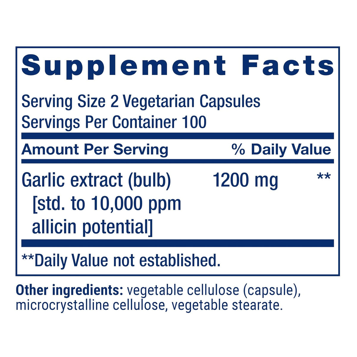 natural garlic capsules for immunity