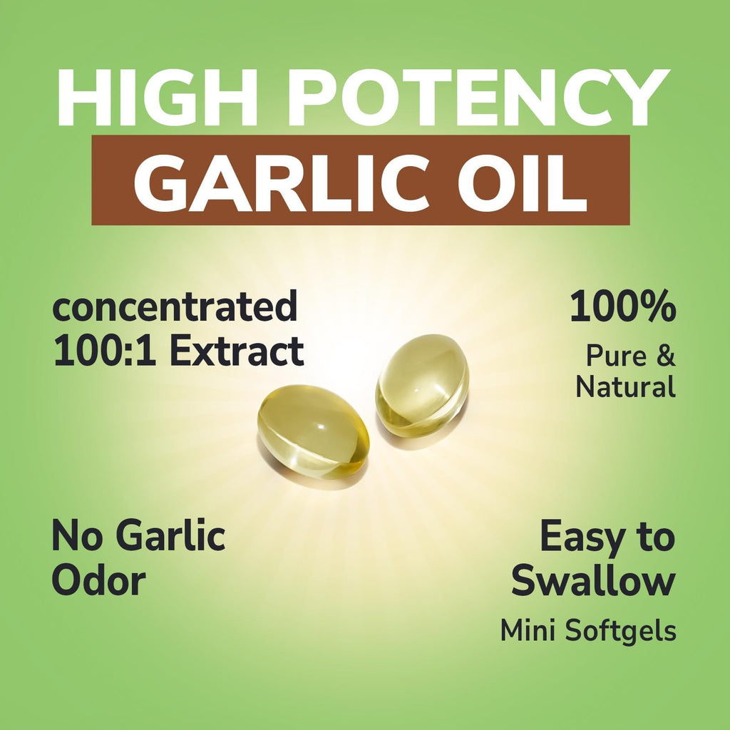 natural garlic capsules for wellness