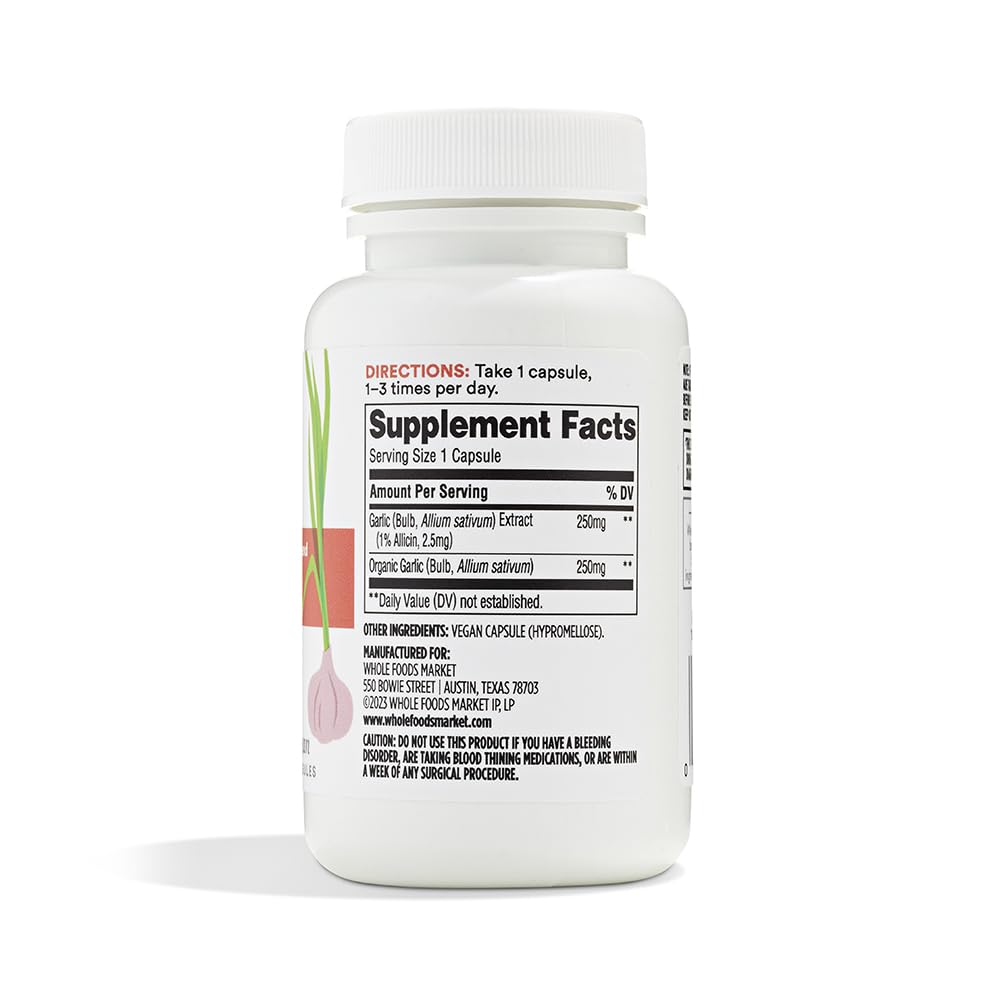 natural garlic capsules for wellness