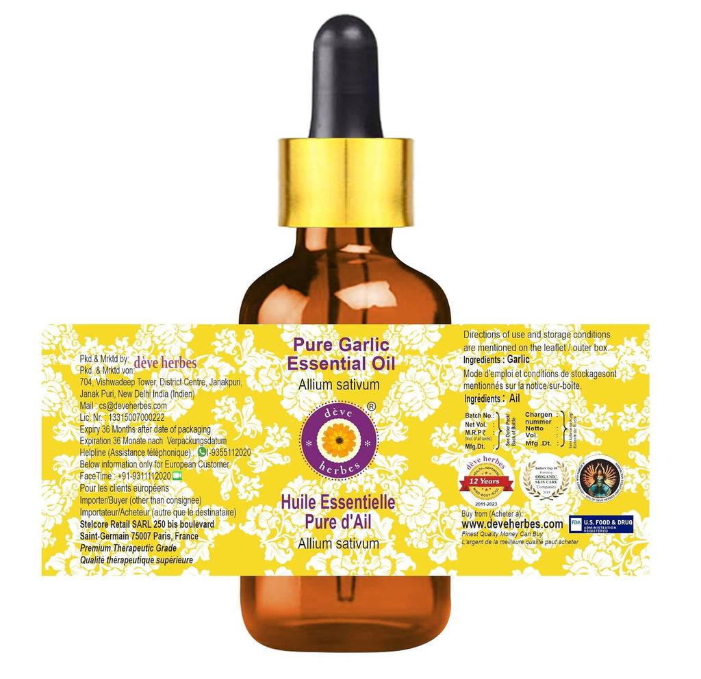 natural garlic essential oil for health