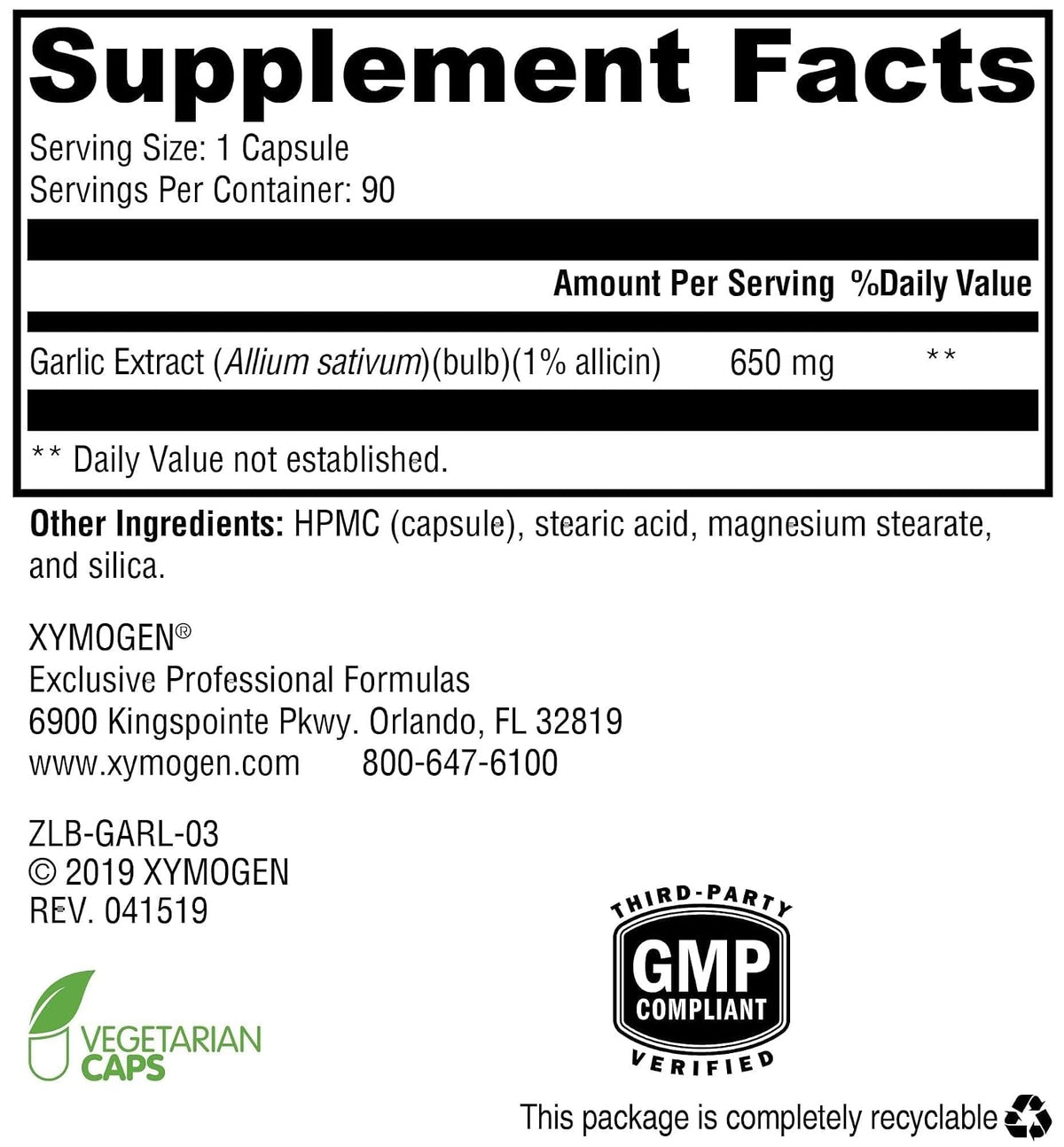 natural garlic extract for health