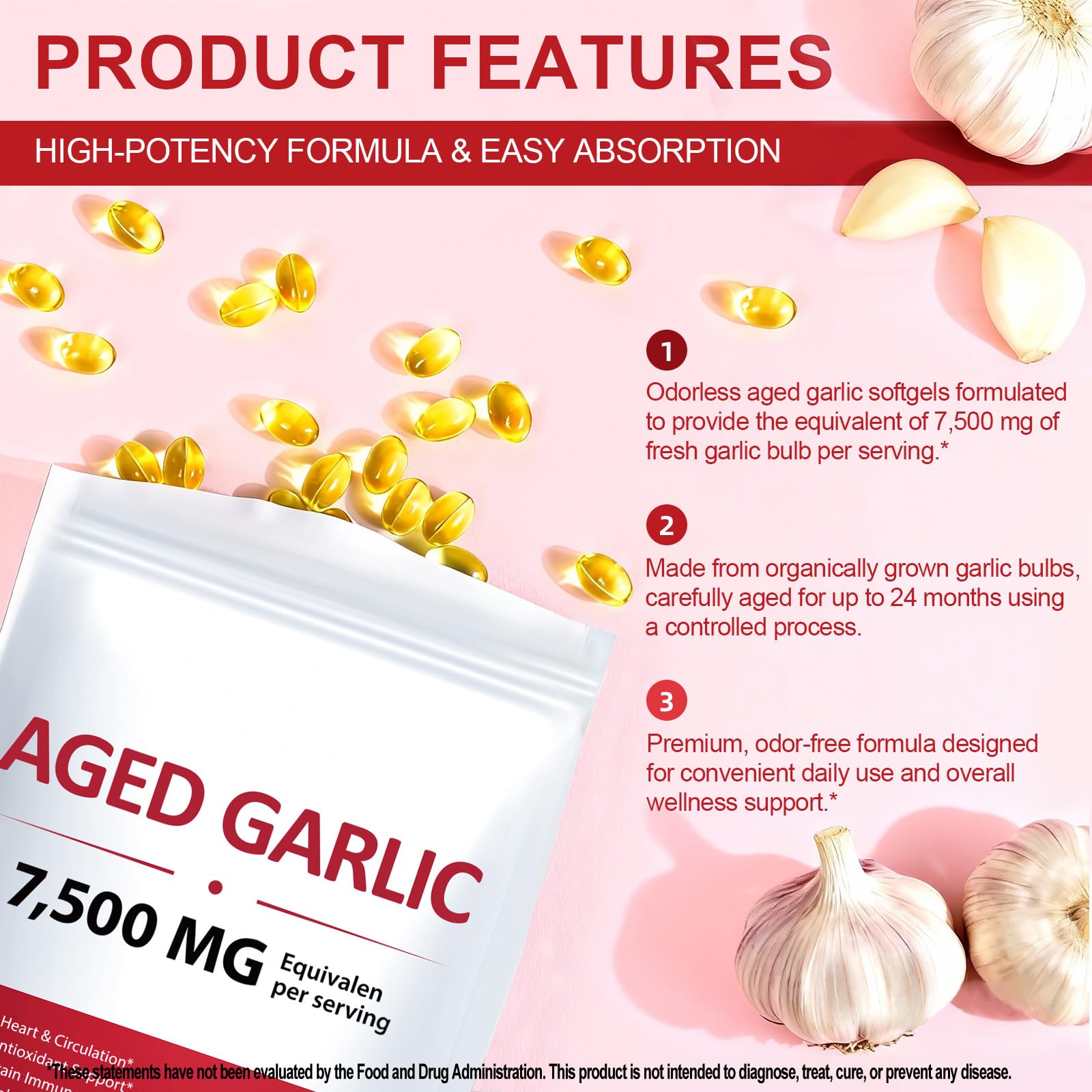 natural garlic extract for immune support