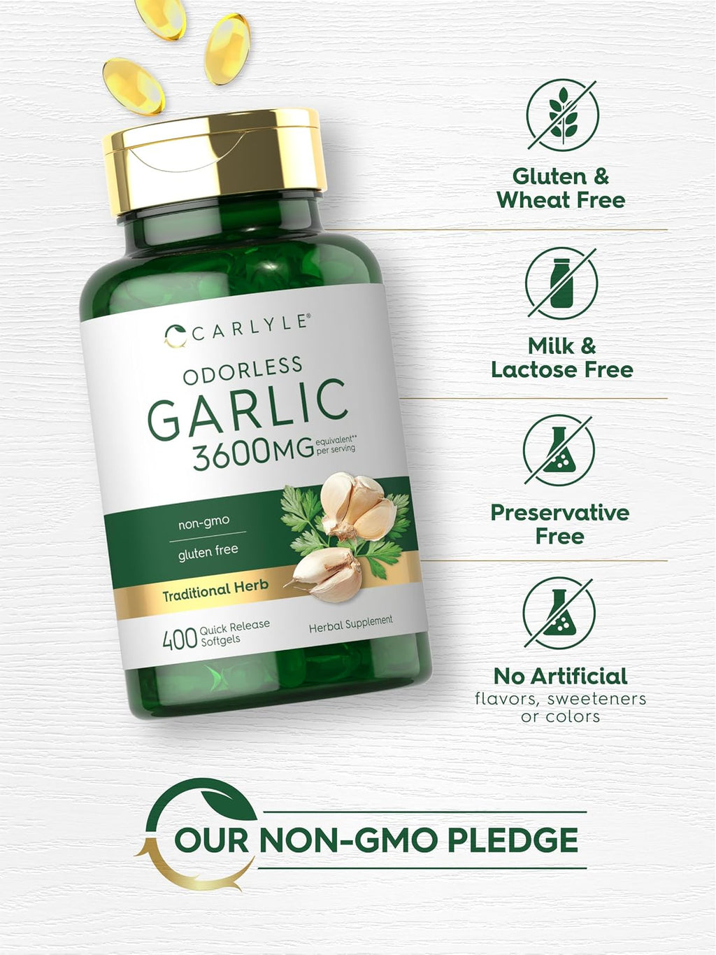 Natural garlic extract for vitality
