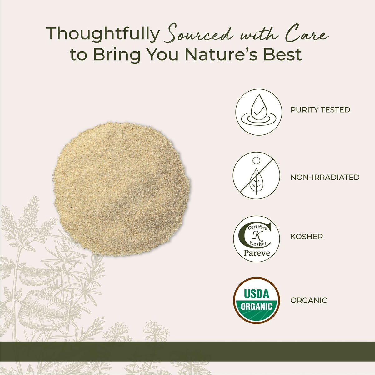 natural garlic granules for recipes