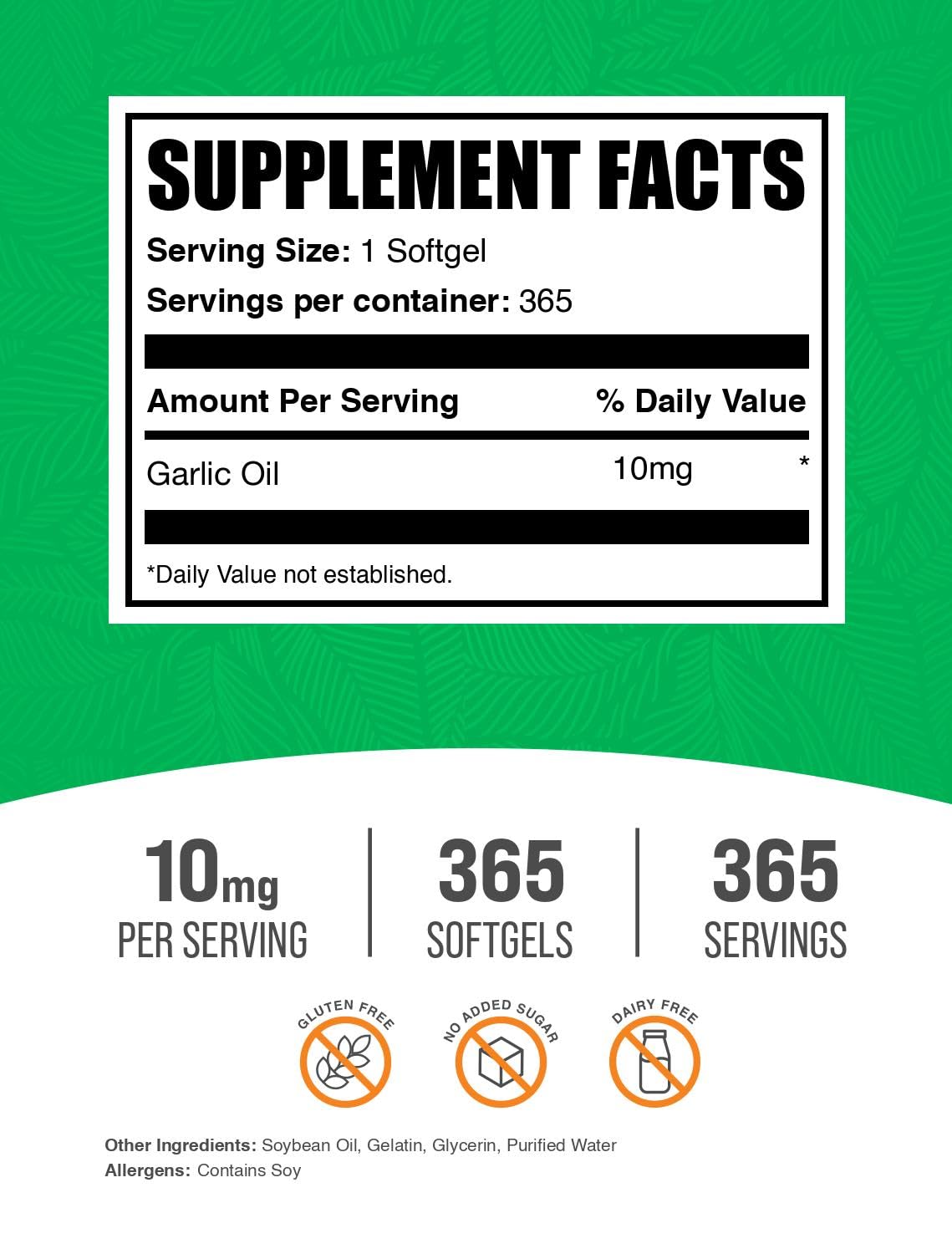 natural garlic oil supplement benefits