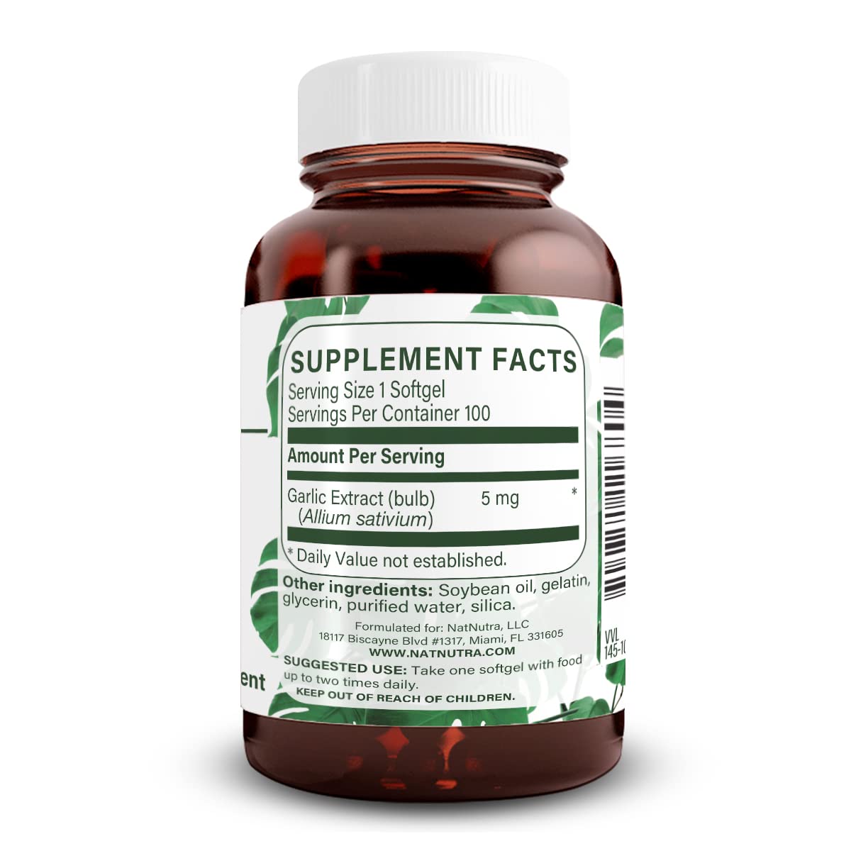 natural garlic oil supplement