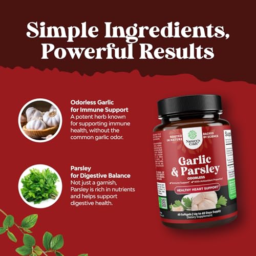 natural garlic softgels for wellness