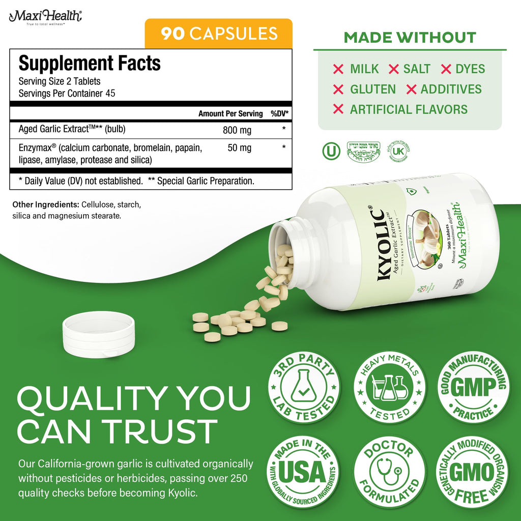 natural garlic supplement for daily use