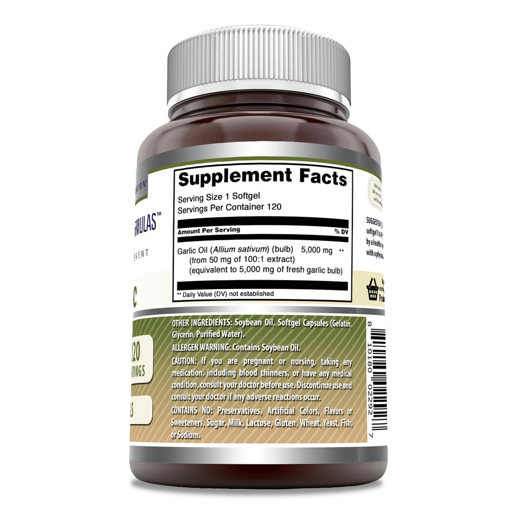 natural garlic supplement for health
