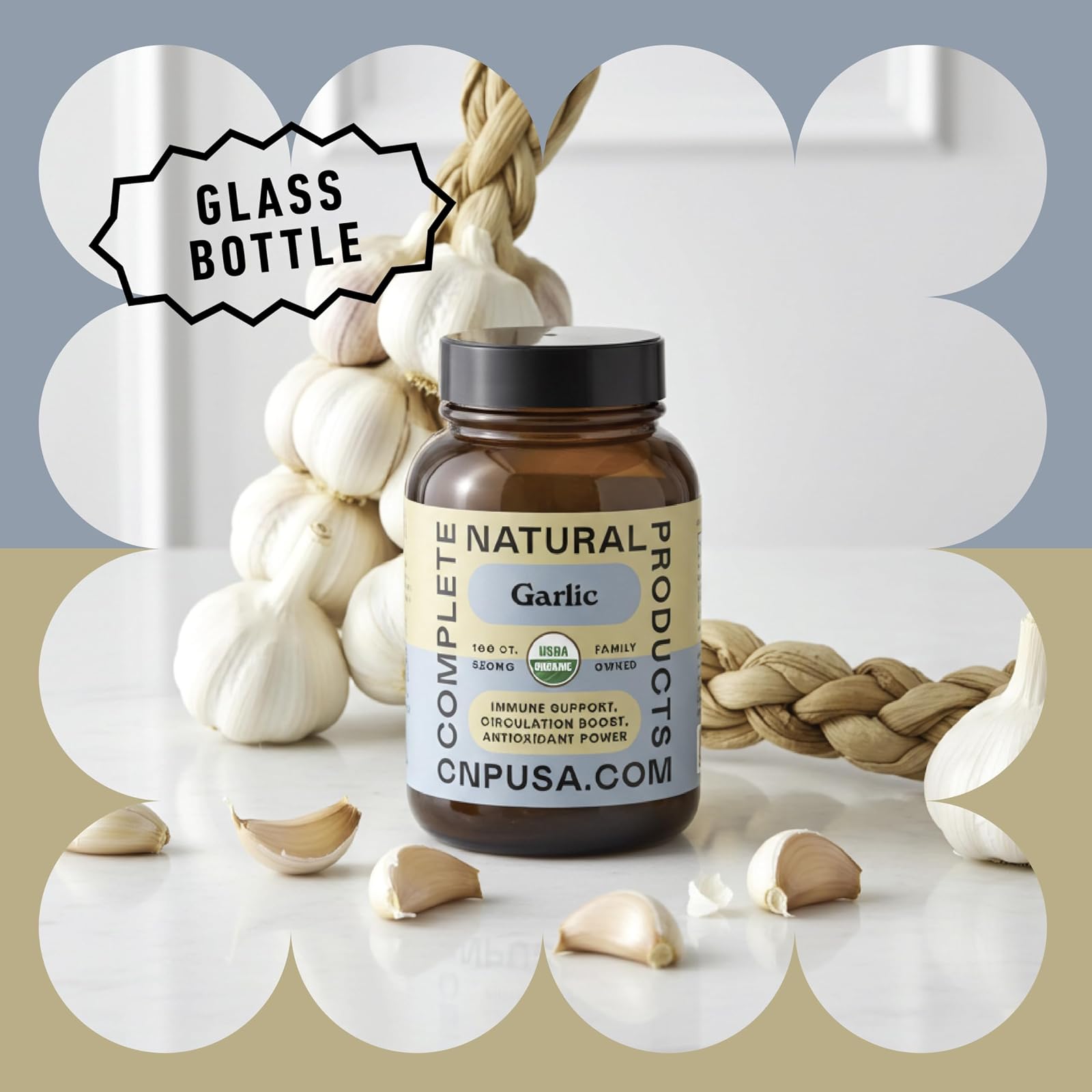 natural garlic supplement for health