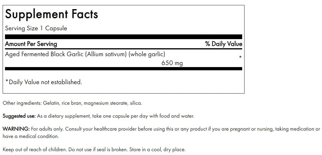 natural garlic supplement for health