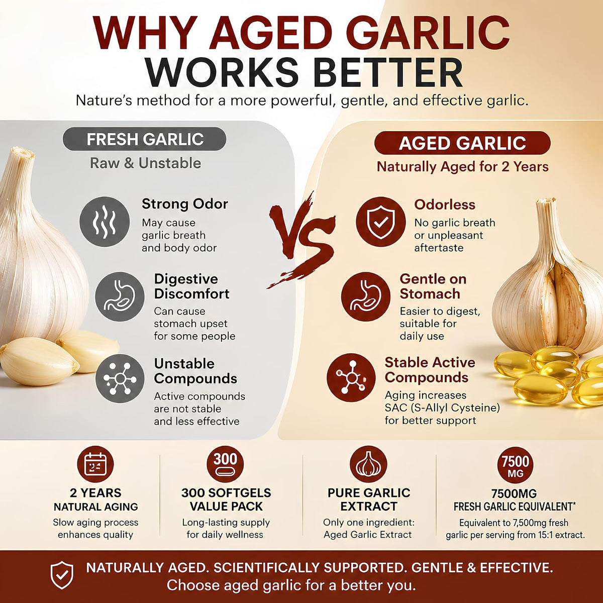 natural garlic supplement for heart health