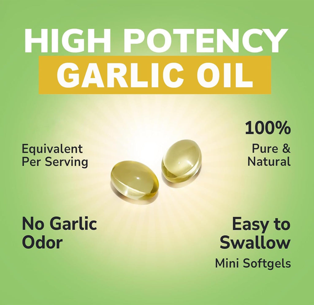 Natural garlic supplement for immunity