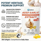 Natural garlic supplement for immunity