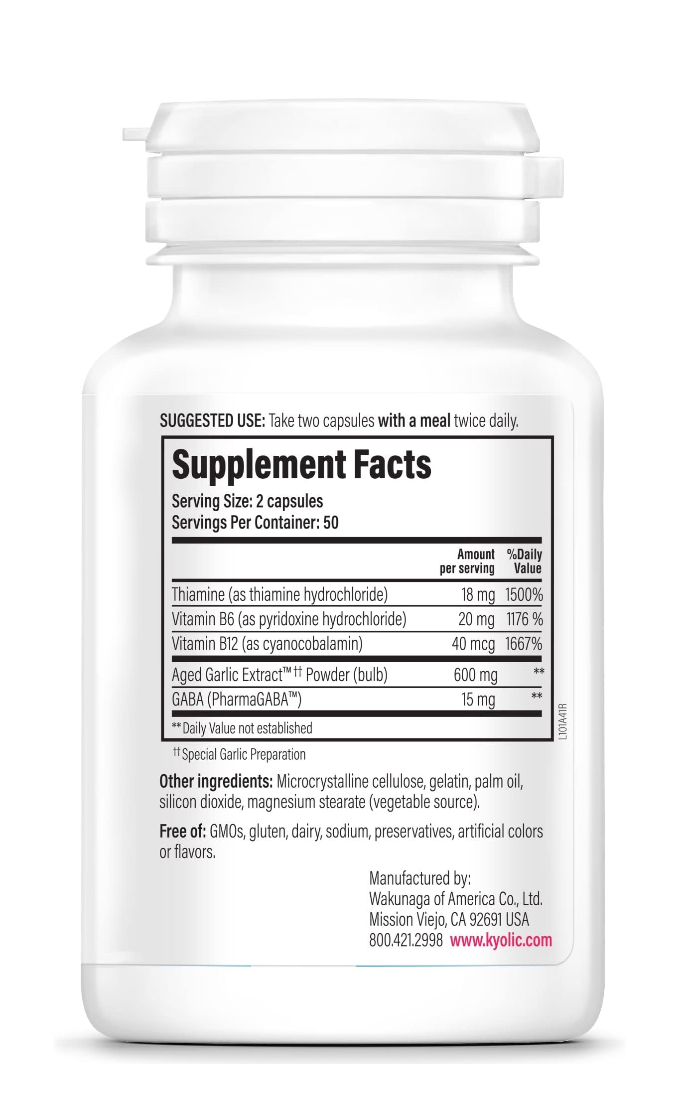 Natural garlic supplement for vitality