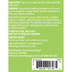 Natural garlic supplement for wellness