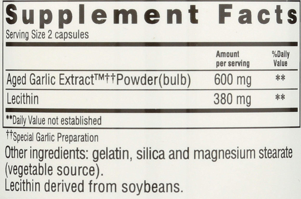 natural garlic supplement for wellness