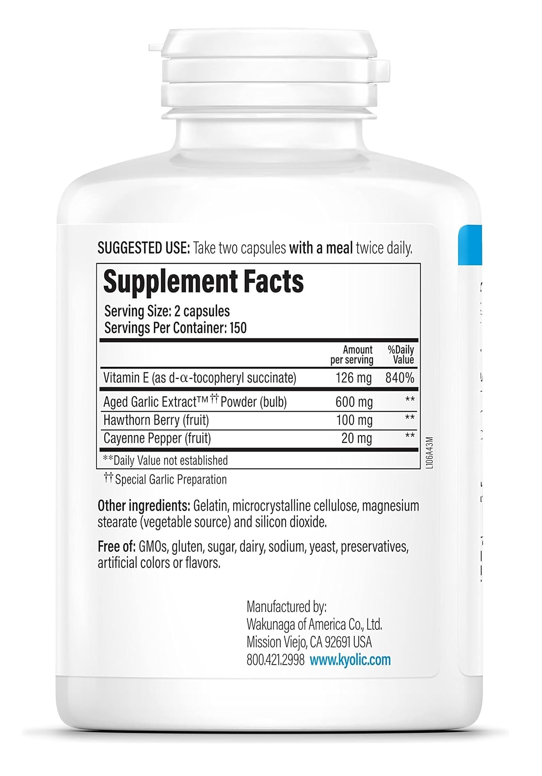 natural garlic supplement for wellness