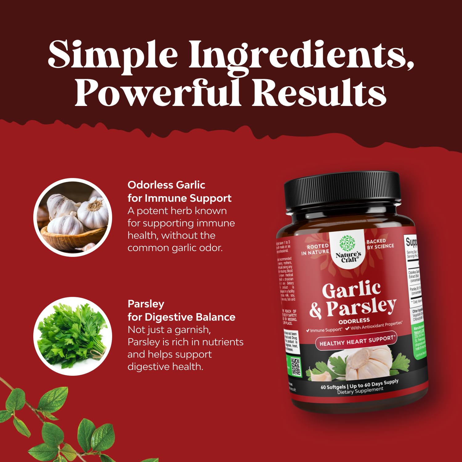 natural garlic supplement for wellness