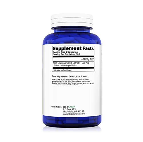 Natural garlic supplement for wellness