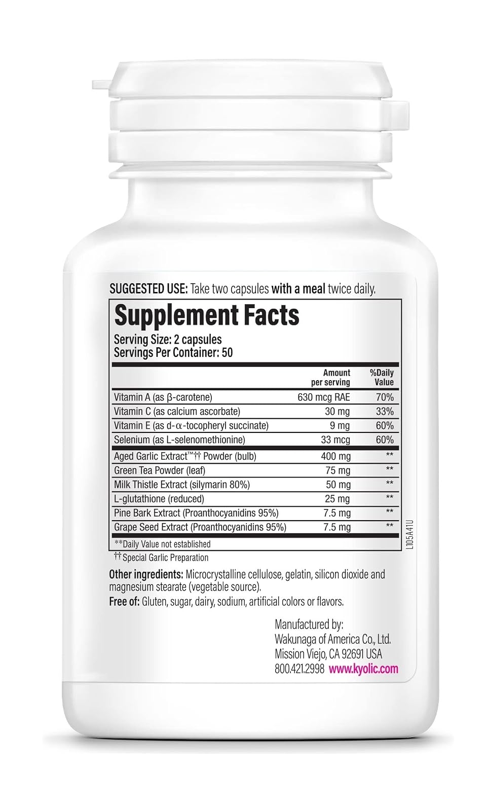 natural garlic supplement for wellness