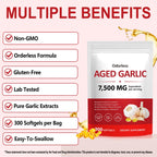Natural garlic supplement for wellness