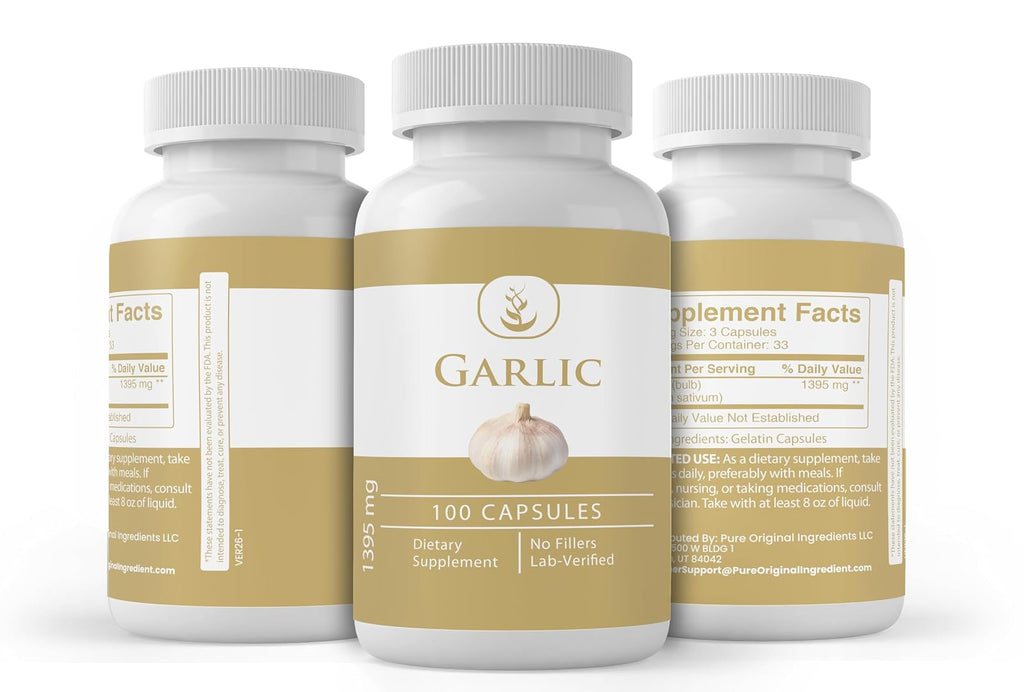 natural garlic supplement for wellness