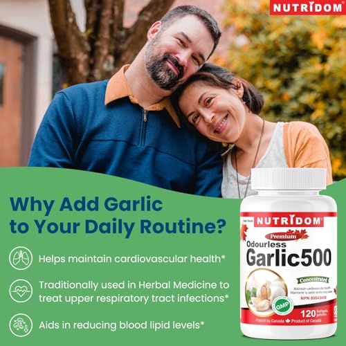 Natural garlic supplement for wellness