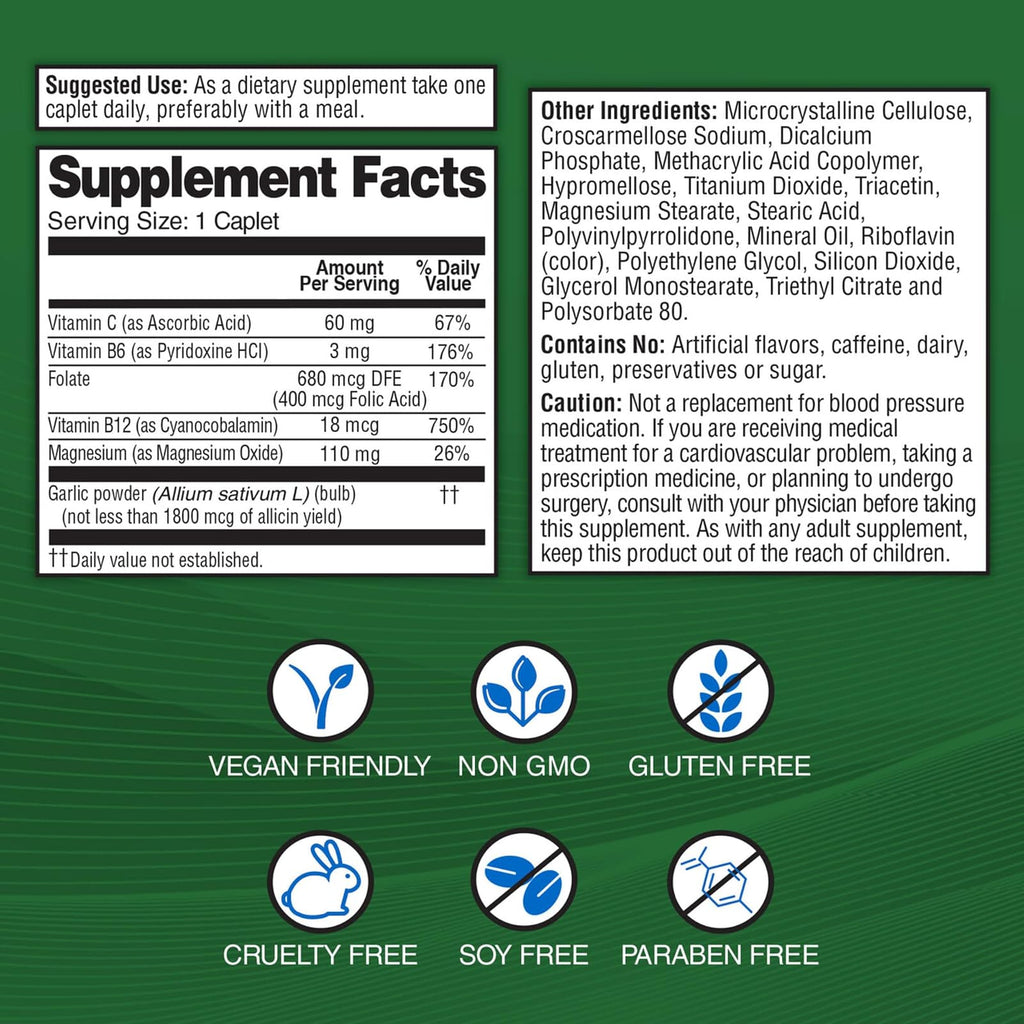 natural garlic supplement for wellness