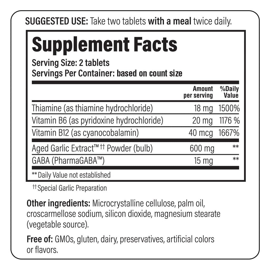 Natural garlic supplement for wellness