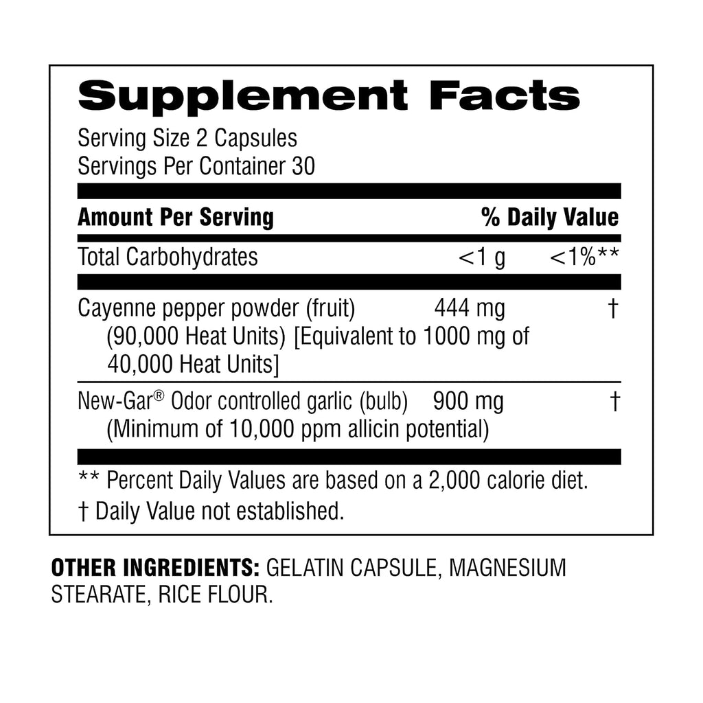 Natural garlic supplement for wellness