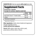 Natural garlic supplement for wellness