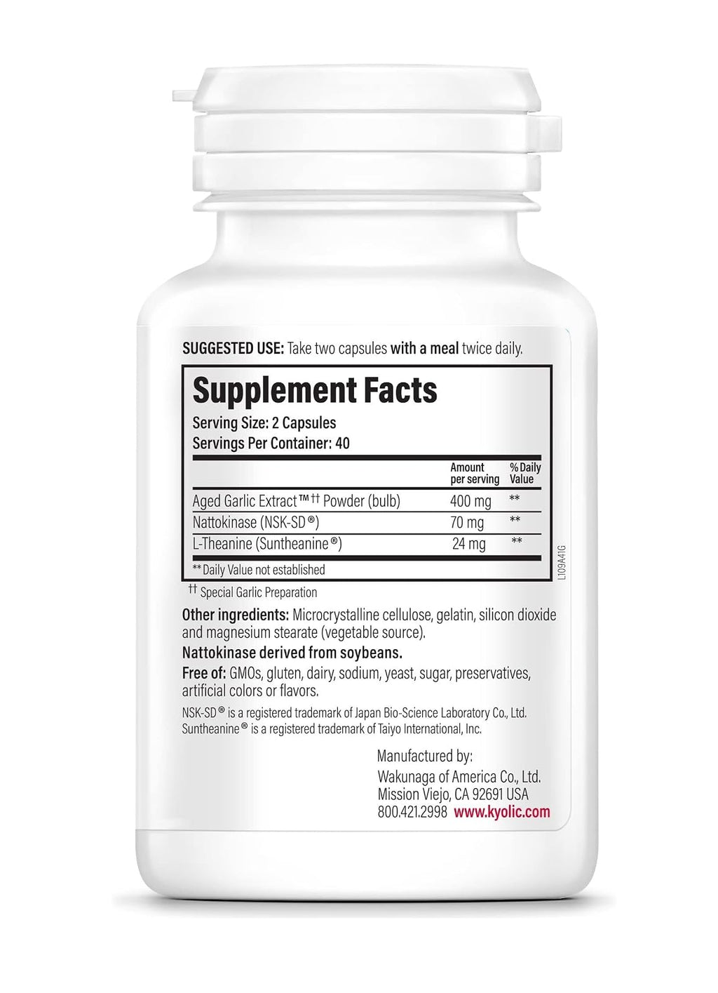 natural garlic supplement for wellness